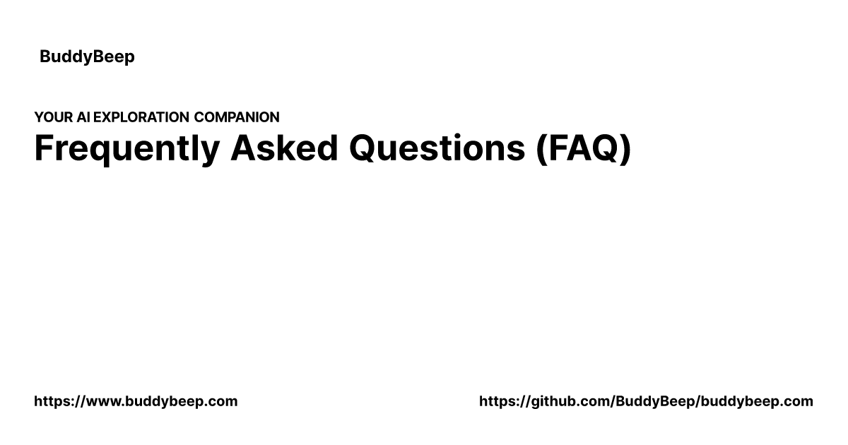Frequently Asked Questions (FAQ) | BuddyBeep